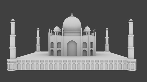 Taj Mahal 3D Models for Download | TurboSquid