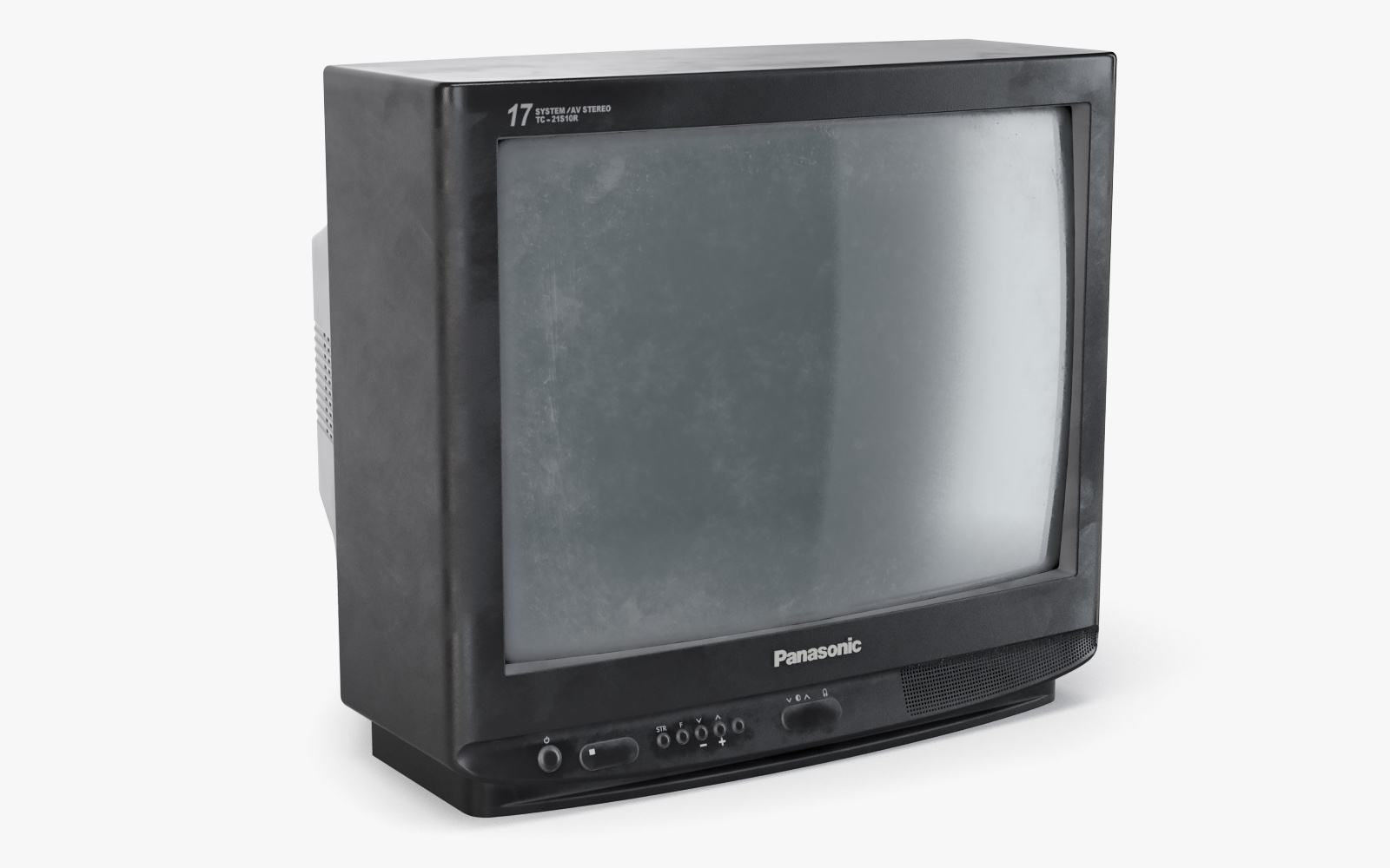 modelo 3d TV antigua Panasonic TC21 - TurboSquid 1365876