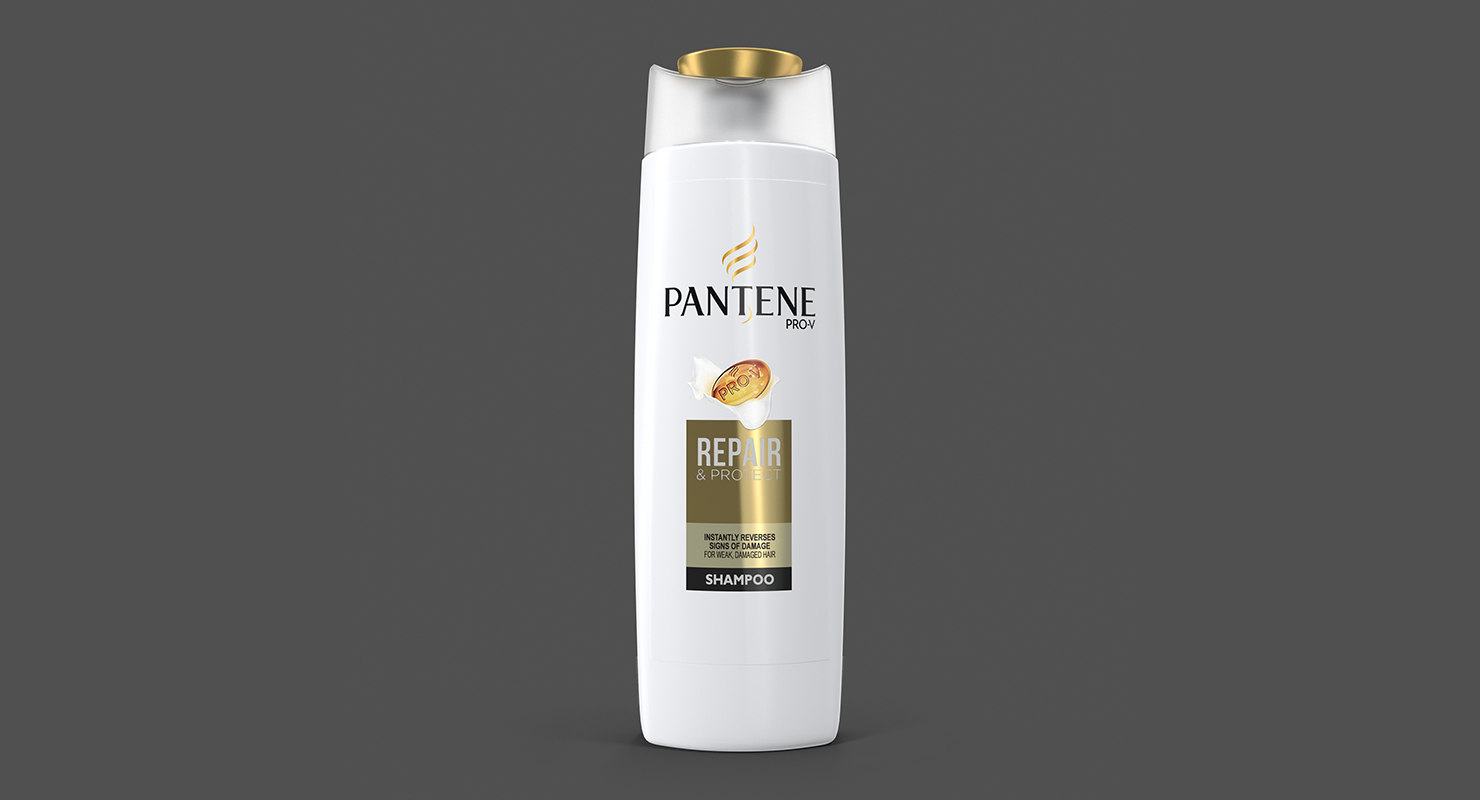 Pantene shampoo 3D model - TurboSquid 1363308
