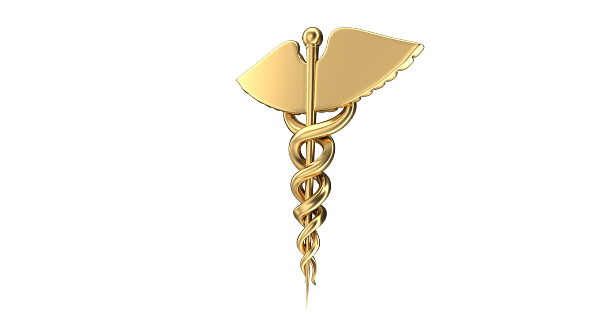 3D model realistic caduceus - TurboSquid 1366067