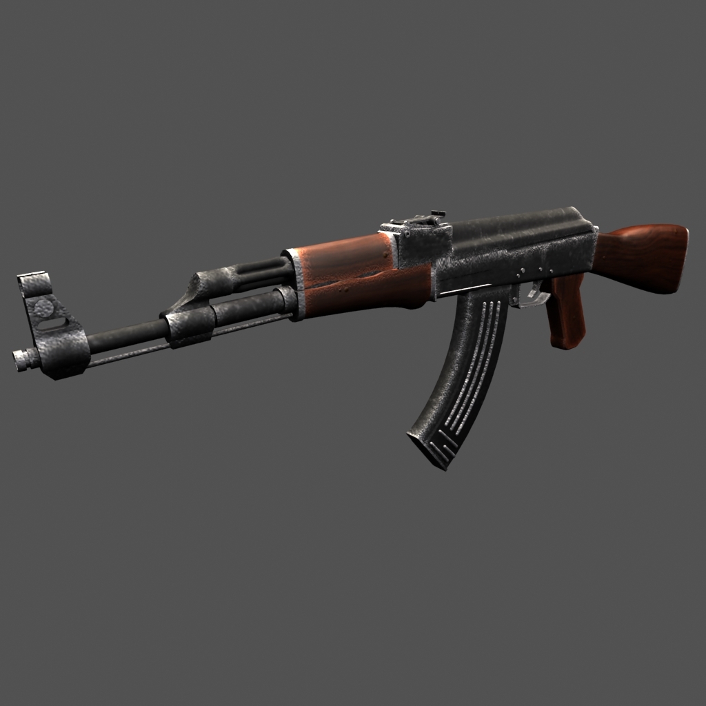 Free ak 47 3D model - TurboSquid 1366032