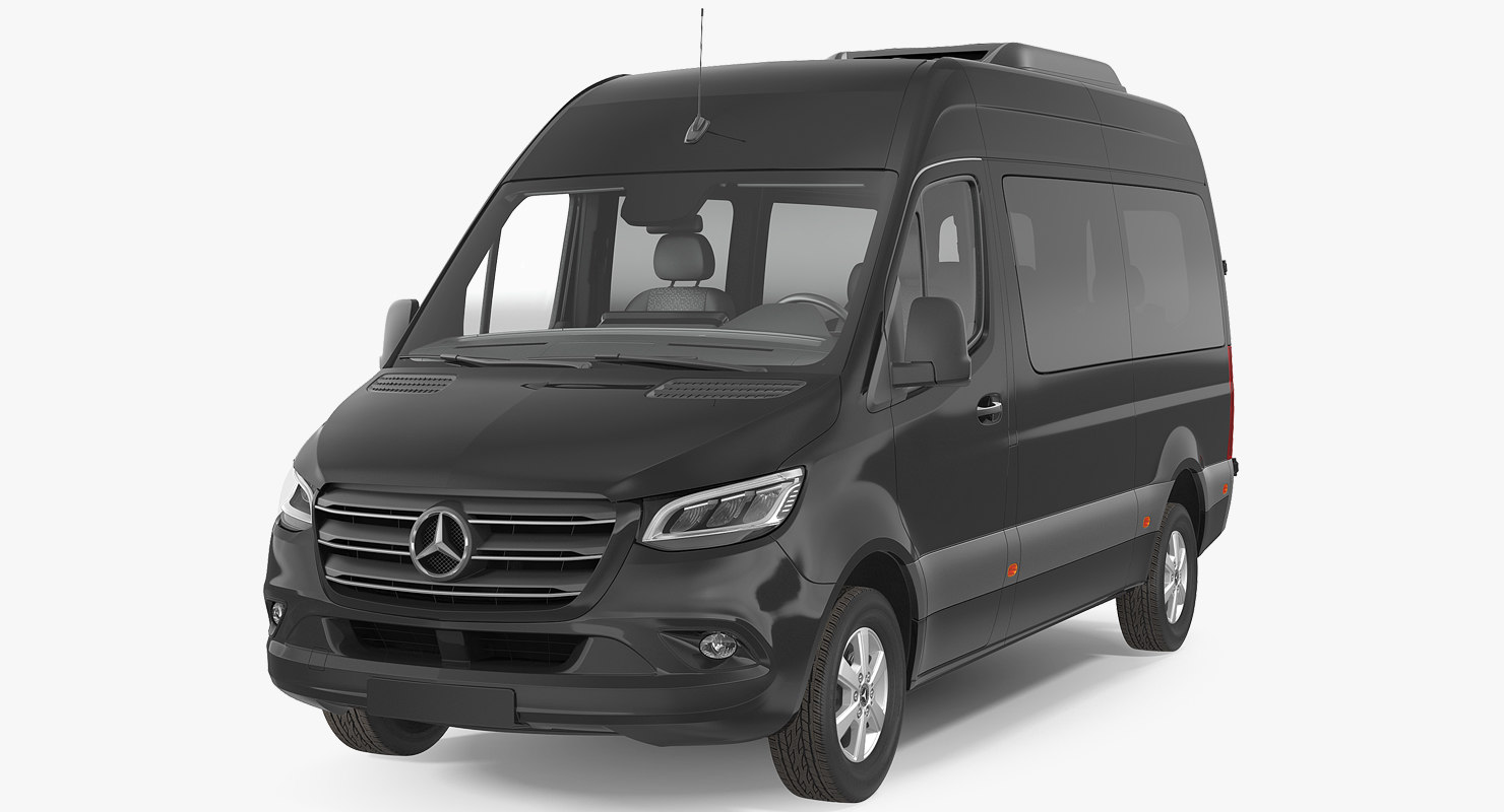 3D mercedes sprinter tourer 2019 model - TurboSquid 1366256