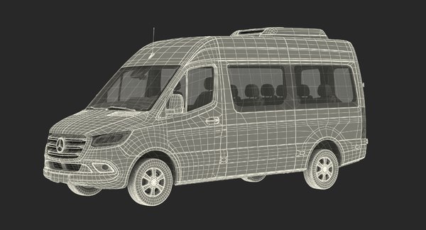 3D mercedes sprinter tourer 2019 model - TurboSquid 1366256
