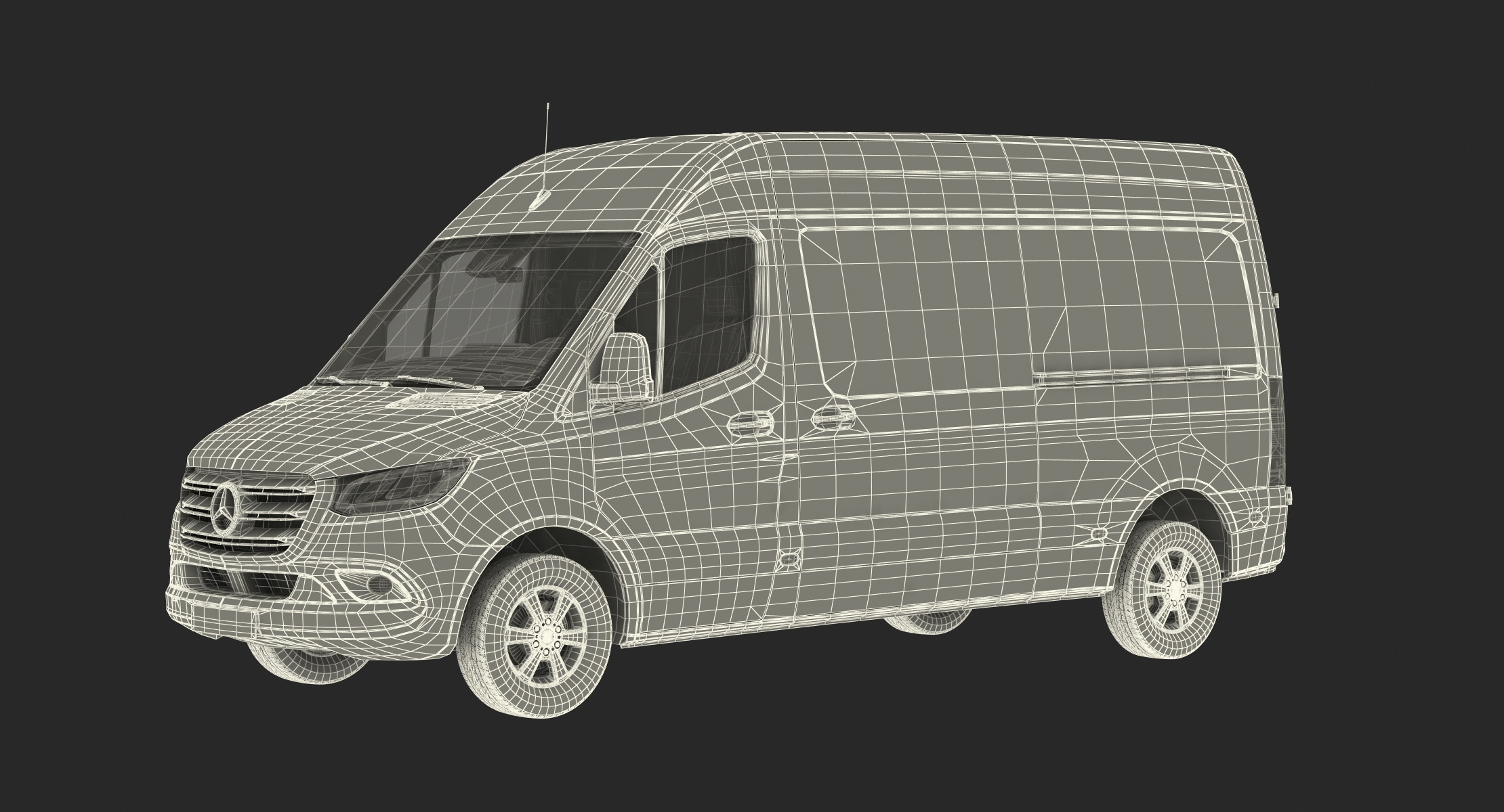 Mercedes sprinter van 2019 3D model - TurboSquid 1366261