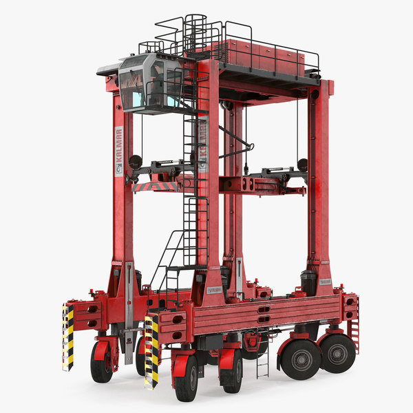 3D kalmar hybrid straddle carrier model - TurboSquid 1379920