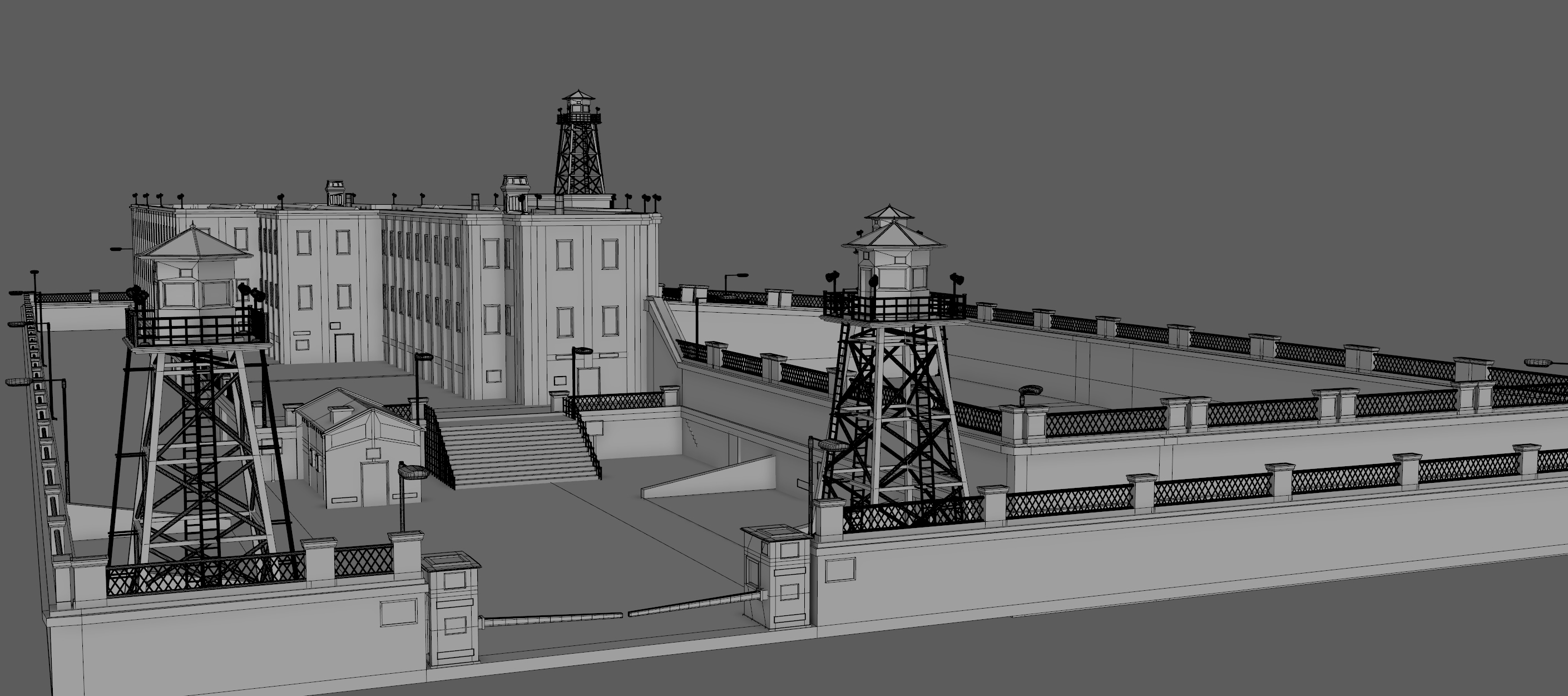 modèle 3D de Prison - TurboSquid 1366100