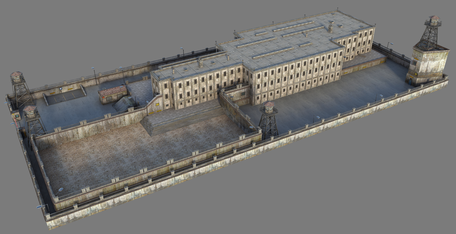 modèle 3D de Prison - TurboSquid 1366100