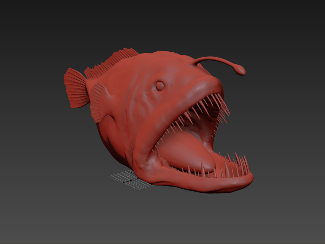 3D model angler fish - TurboSquid 1362534