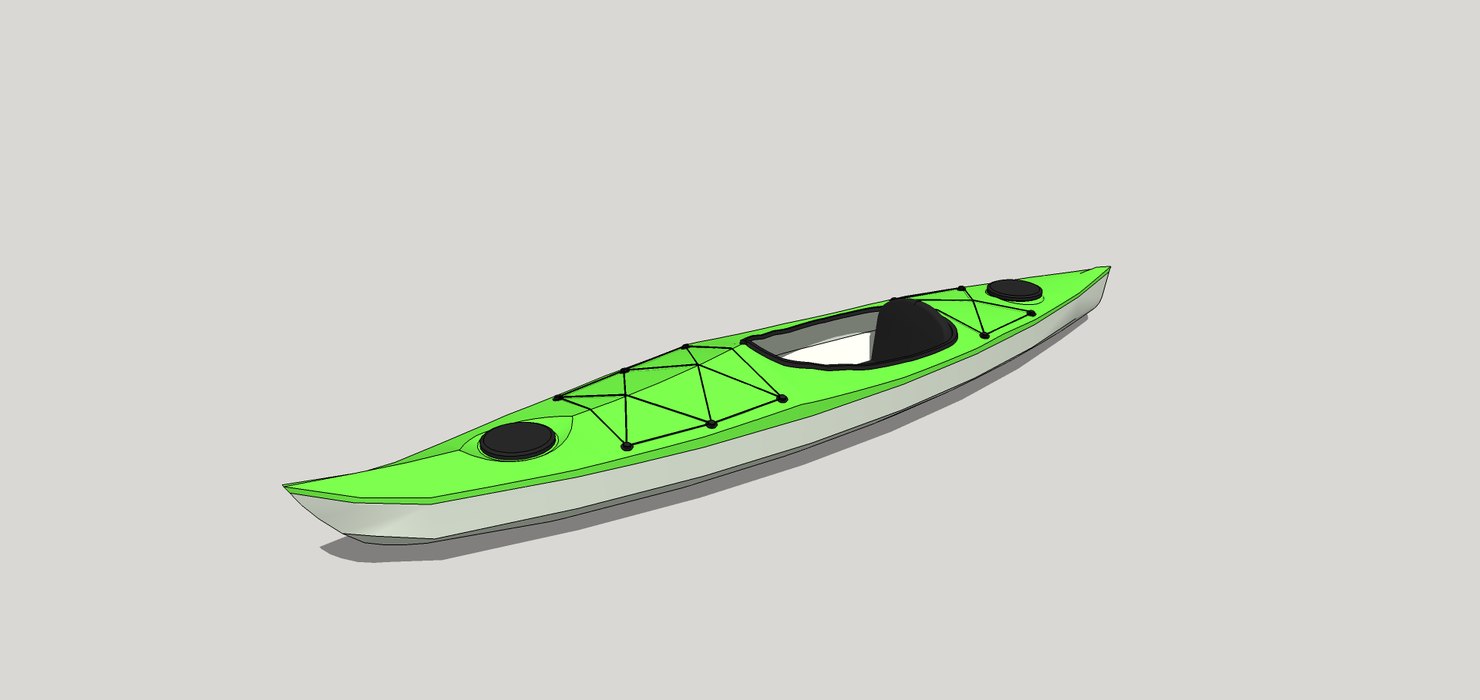 Kayak 3D model - TurboSquid 1366224