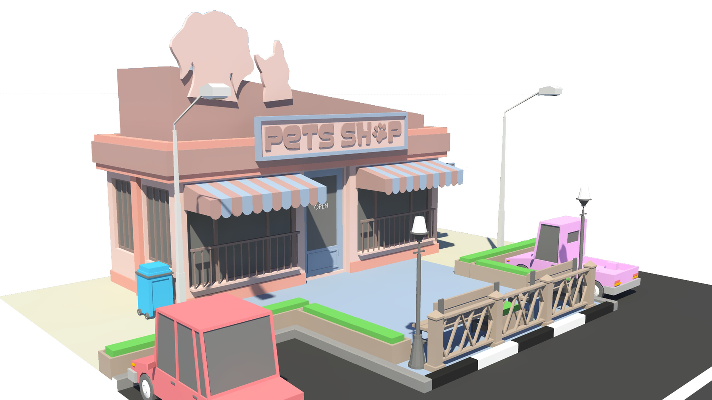 Shop pet model - TurboSquid 1366327
