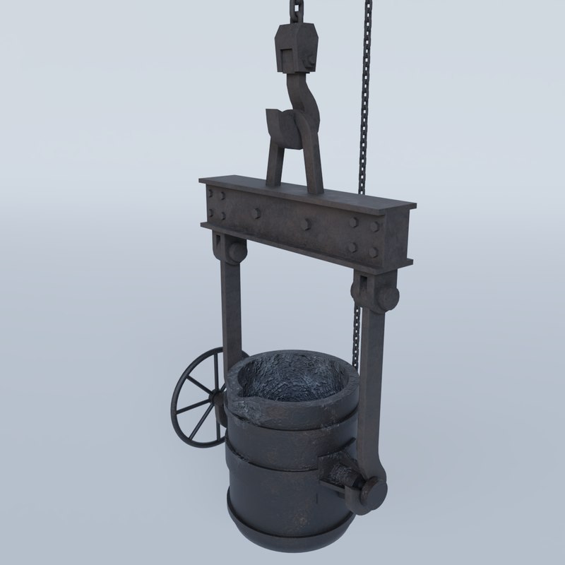 Foundry cauldron 3D model - TurboSquid 1366328
