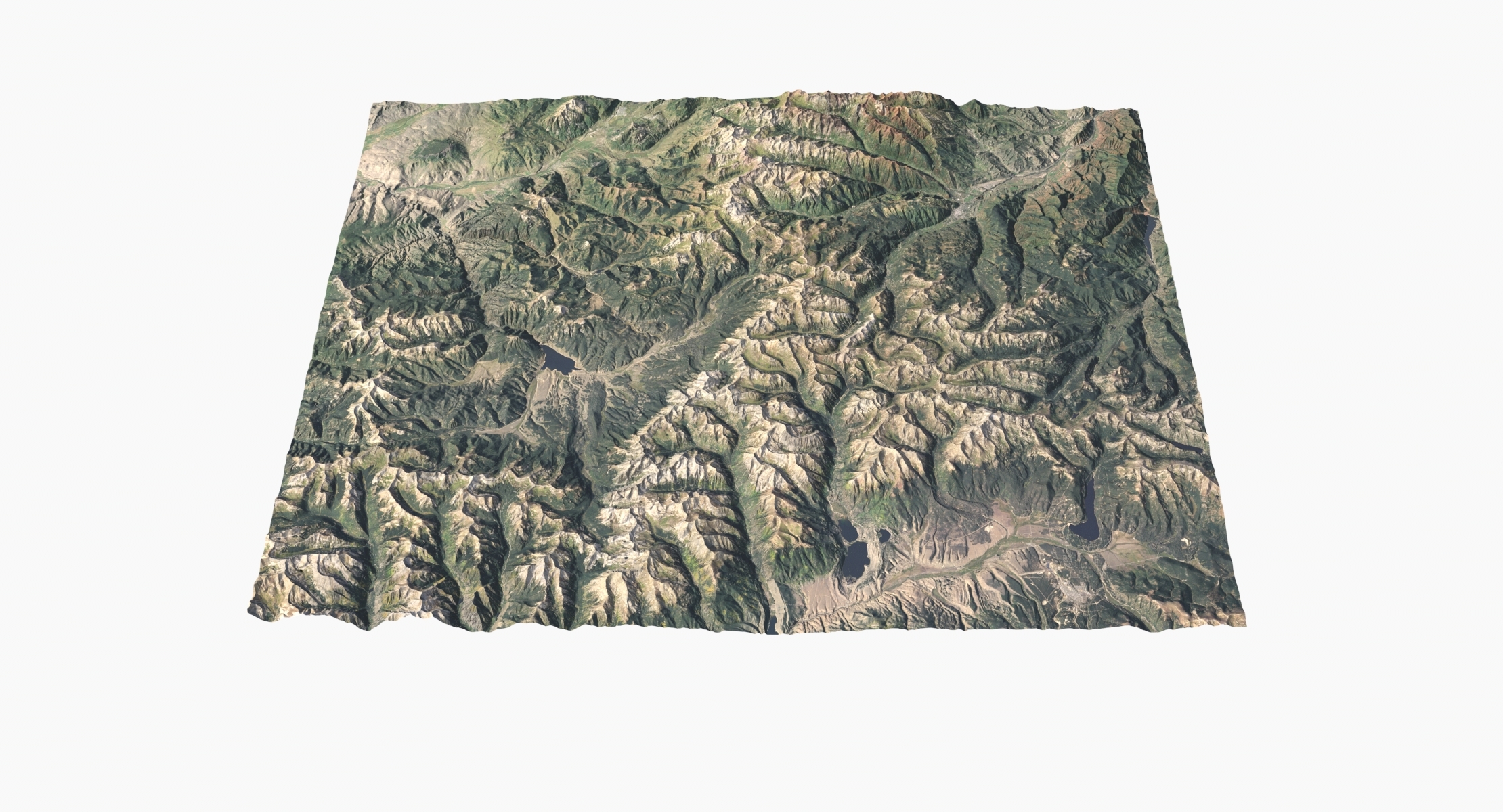3D model large scale colorado terrain - TurboSquid 1368362