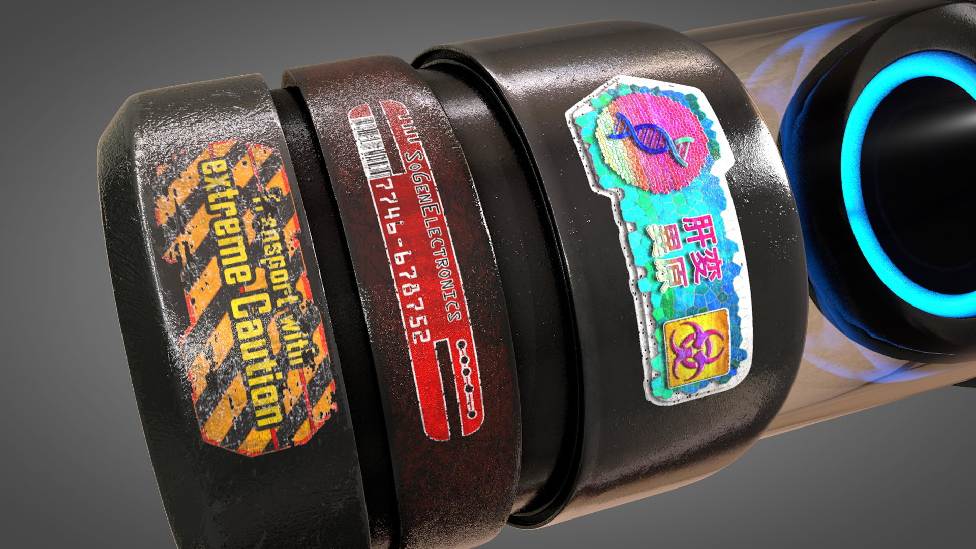 Container biohazard virus 3D model - TurboSquid 1366432