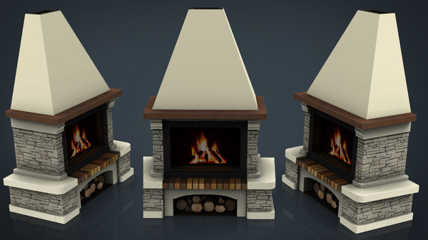 Fireplace Blender Models for Download | TurboSquid