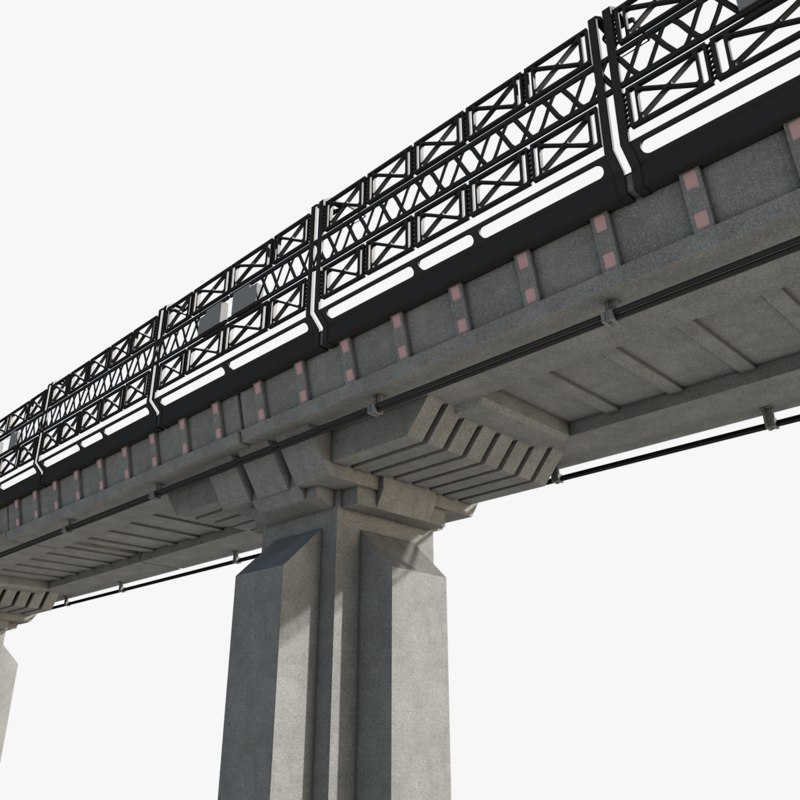 Sci fi bridge architectural 3D model - TurboSquid 1366518