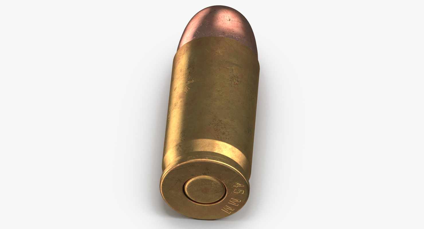 Bullet 45 mm Verlegung 3D-Modell - TurboSquid 1366742