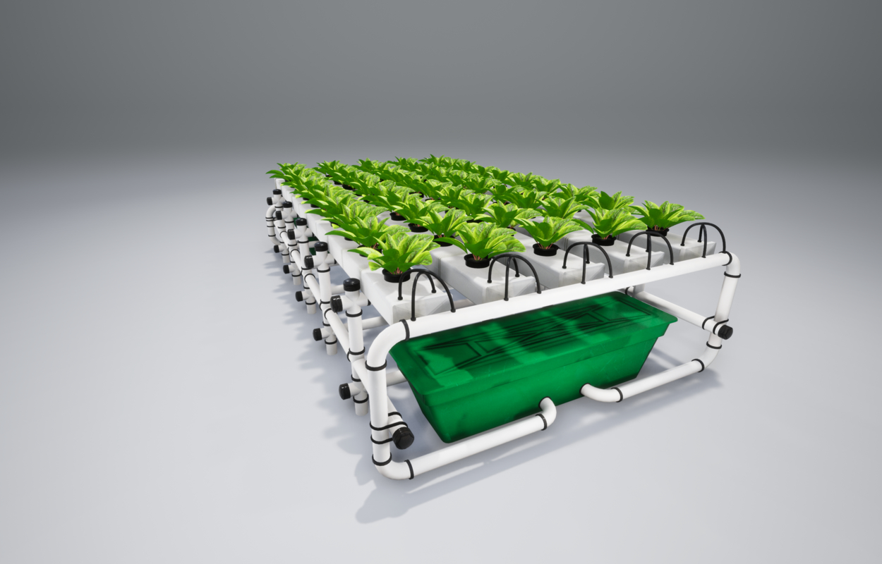 Hydroponics 3D model - TurboSquid 1366977