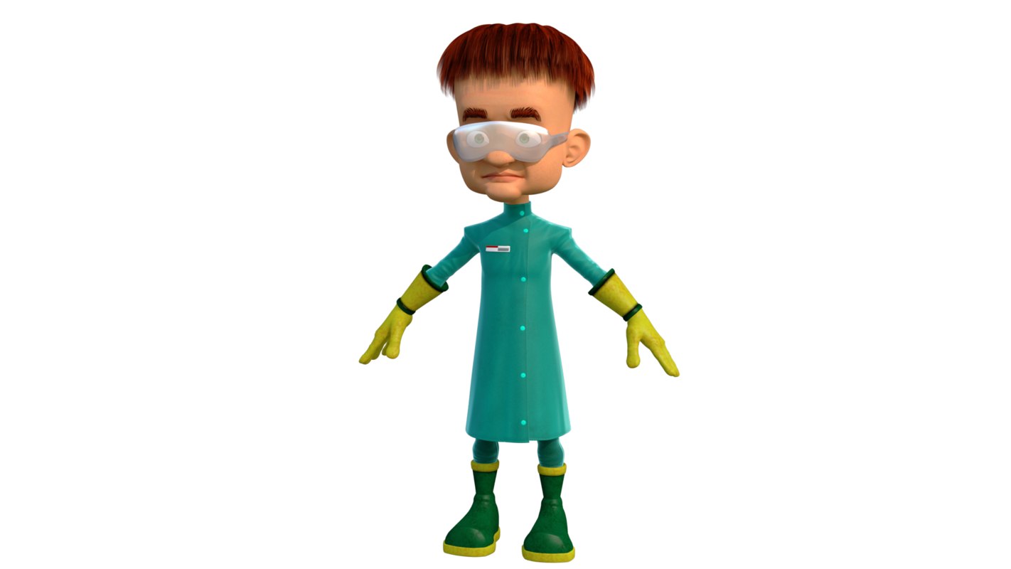 Professor character 3D - TurboSquid 1367138