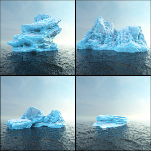 iceberg ice 3d model