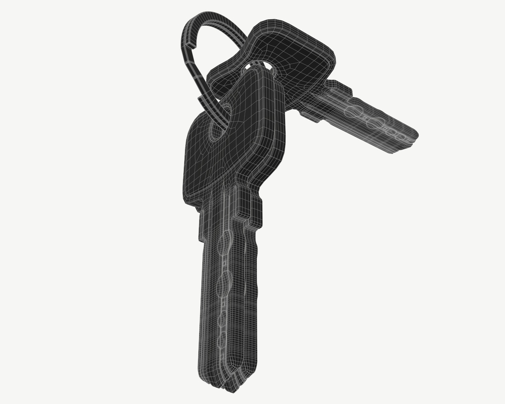 conjunto de chaves de computador Modelo 3D - TurboSquid 1367493