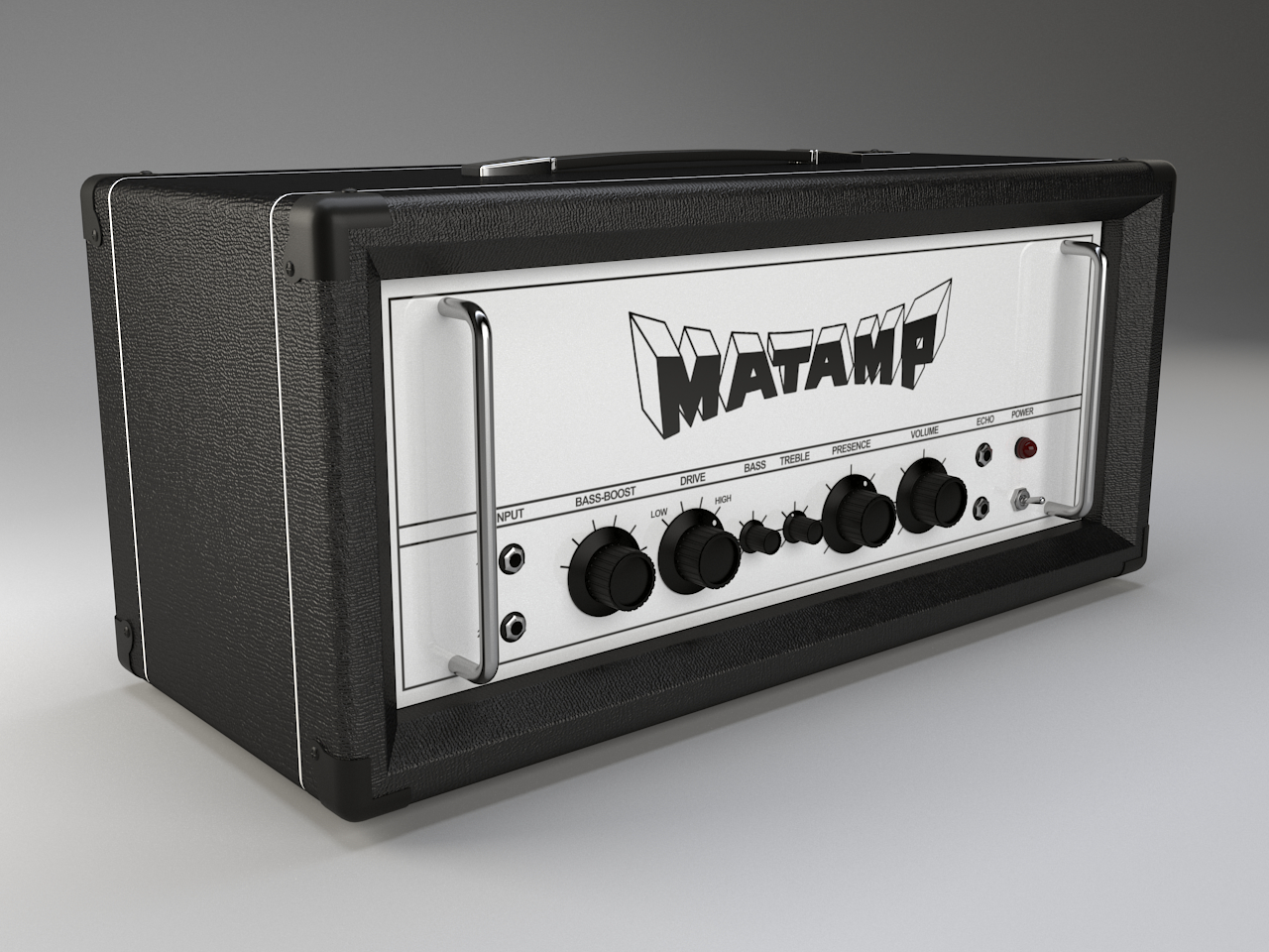 modelo 3d Amplificador de guitarra vintage Matamp GT120 - TurboSquid ...