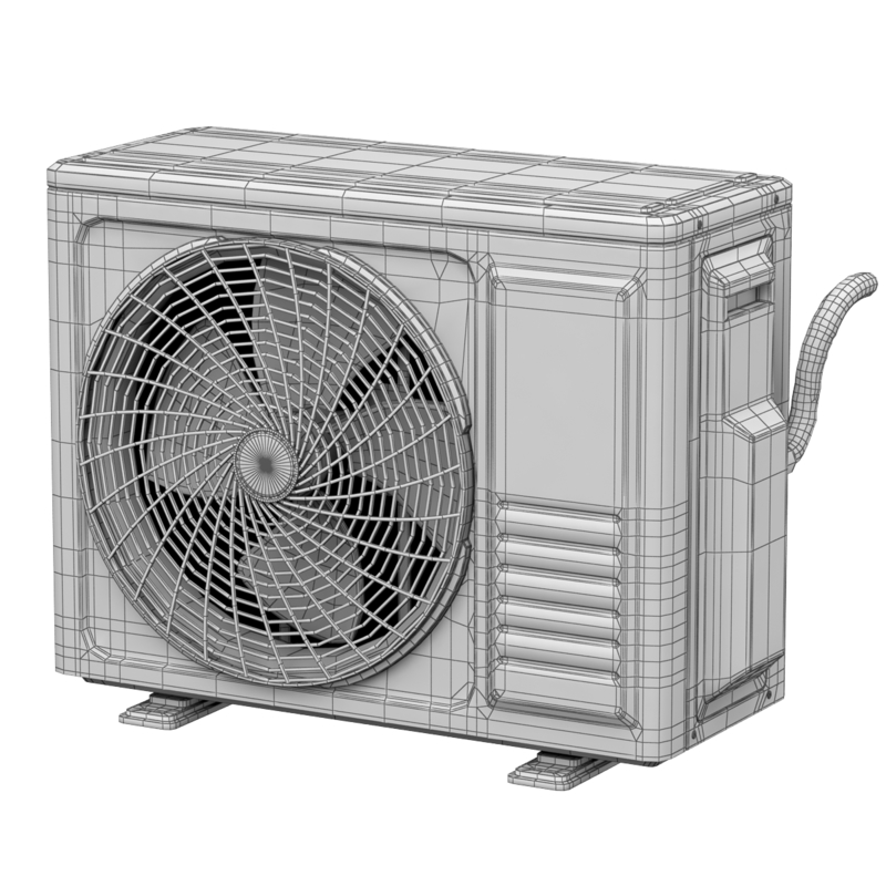 3D air conditioner generic - TurboSquid 1368112