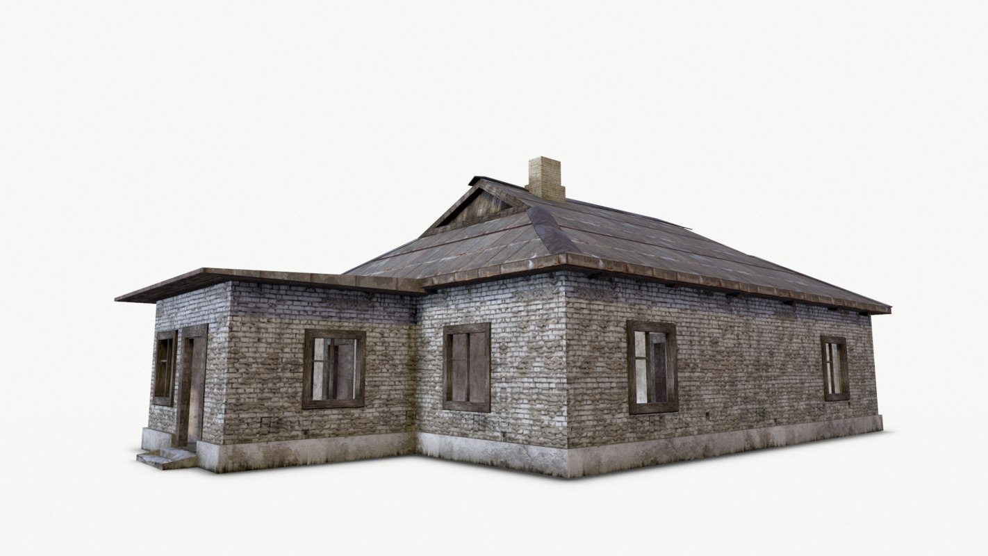 3D old house model - TurboSquid 1294394