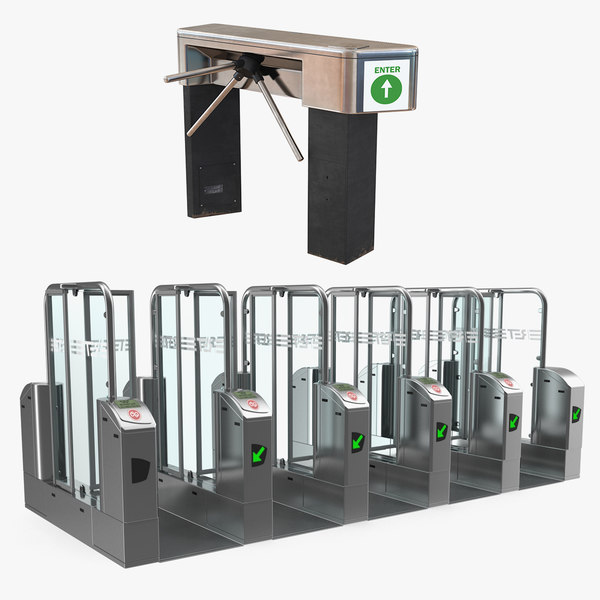 3d model perco turnstile