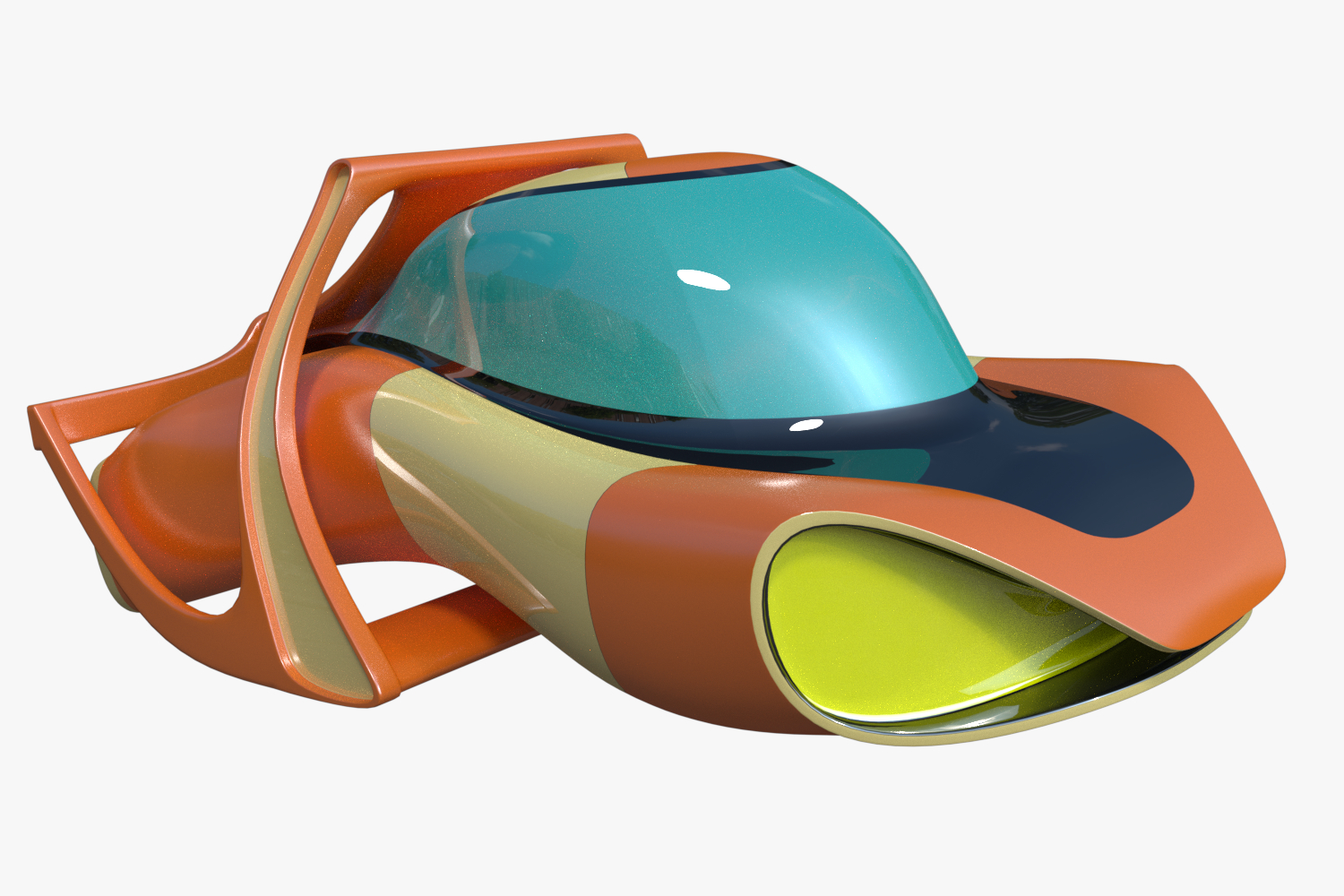 Fictional hover jet car 3D model - TurboSquid 1368246