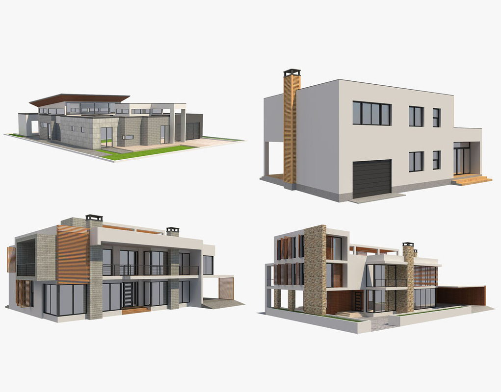 3D model house modern - TurboSquid 1368351