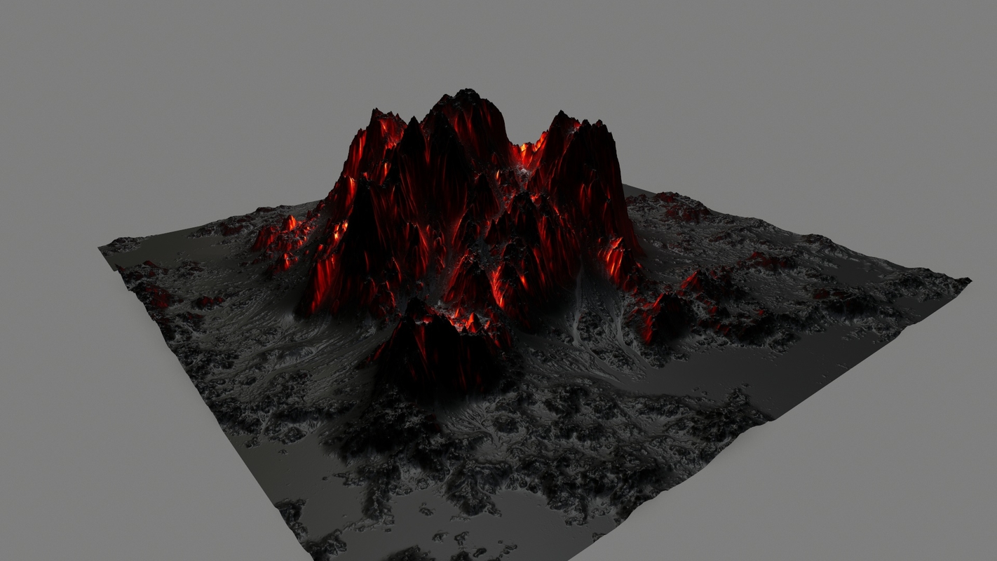 Vulkan 3D-Modell - TurboSquid 1368463