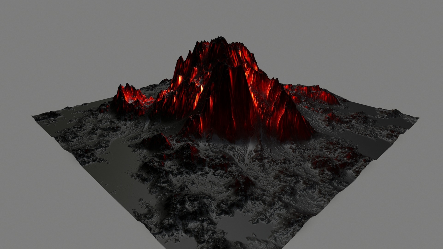 Vulkan 3D-Modell - TurboSquid 1368463