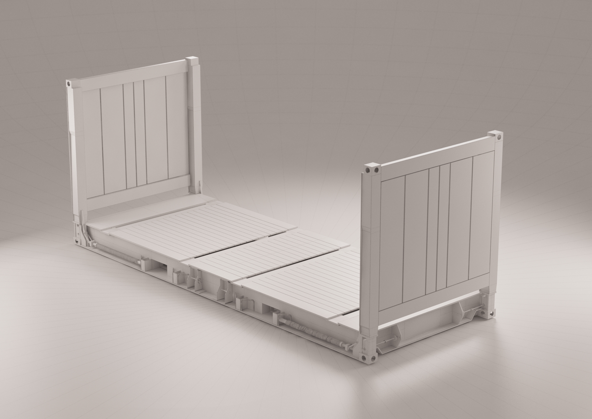 20 flat rack - 3D model - TurboSquid 1368572