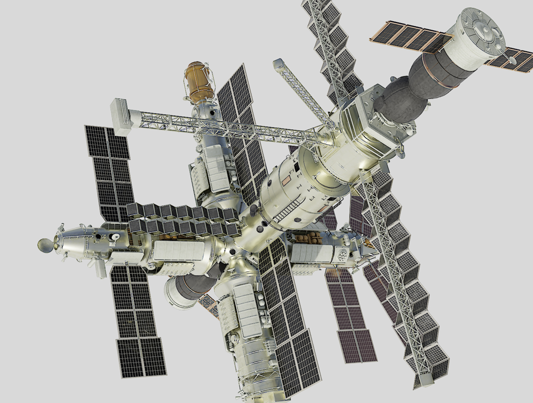 3D model mir space station - TurboSquid 1368605