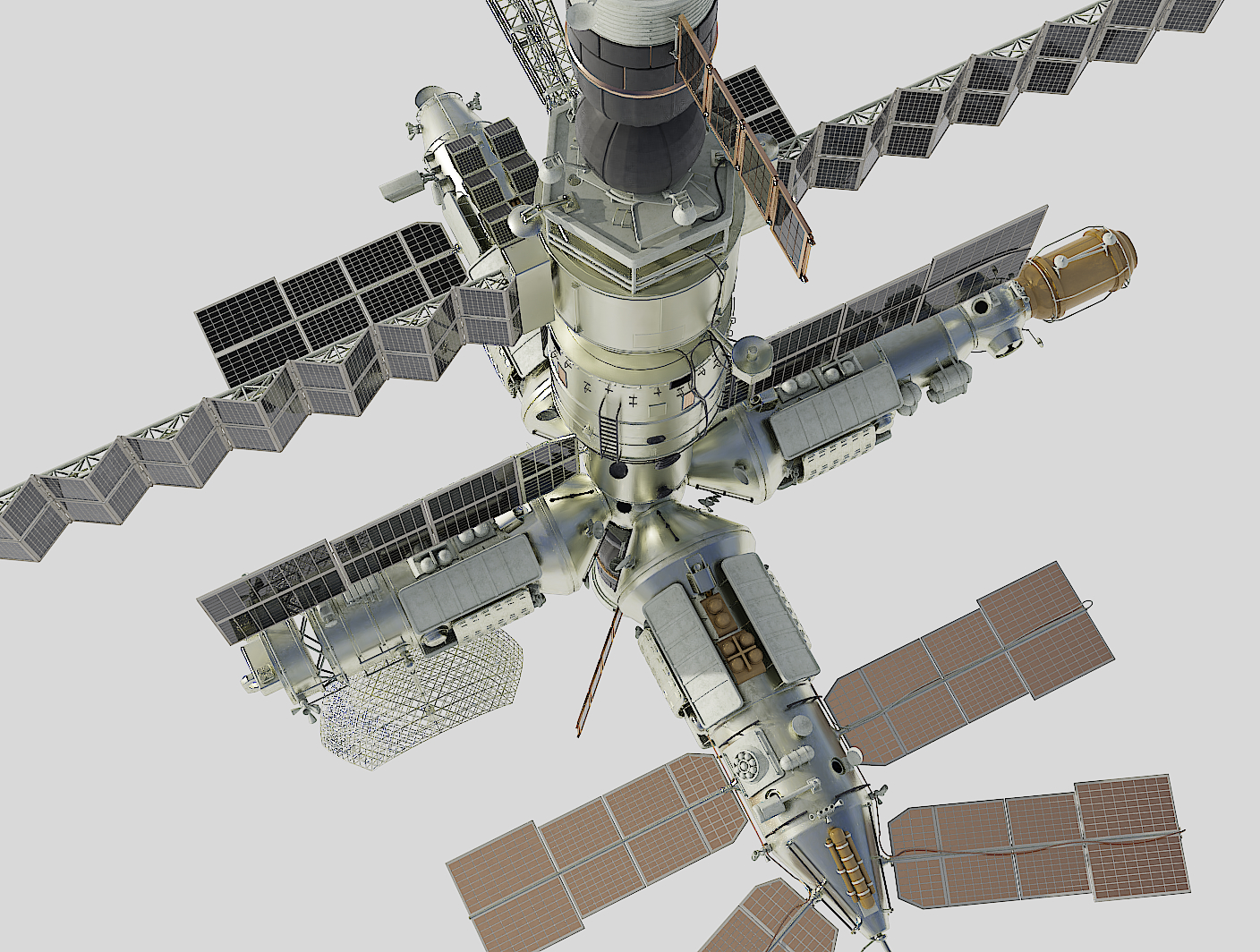mir Raumstation 3D-Modell - TurboSquid 1368605