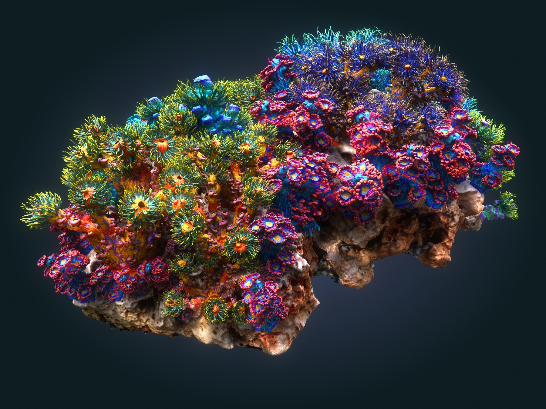 Coral reef ecosystem pack 3D model - TurboSquid 1368596