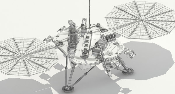 3d model phoenix mars lander