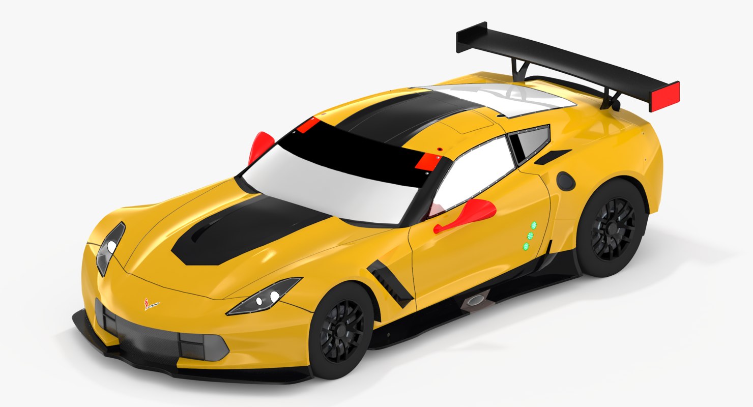 Low-polygonal chevrolet corvette c7 3D model - TurboSquid 1202748