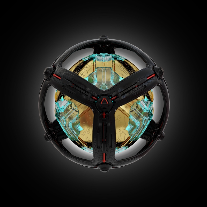 3D sci fi sphere model - TurboSquid 1368808