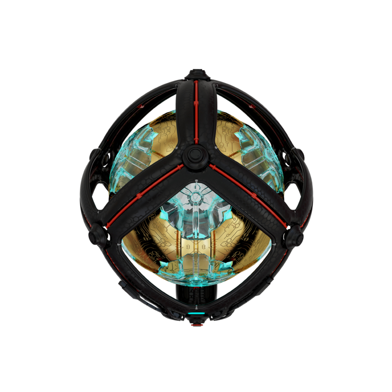 3D sci fi sphere model - TurboSquid 1368808