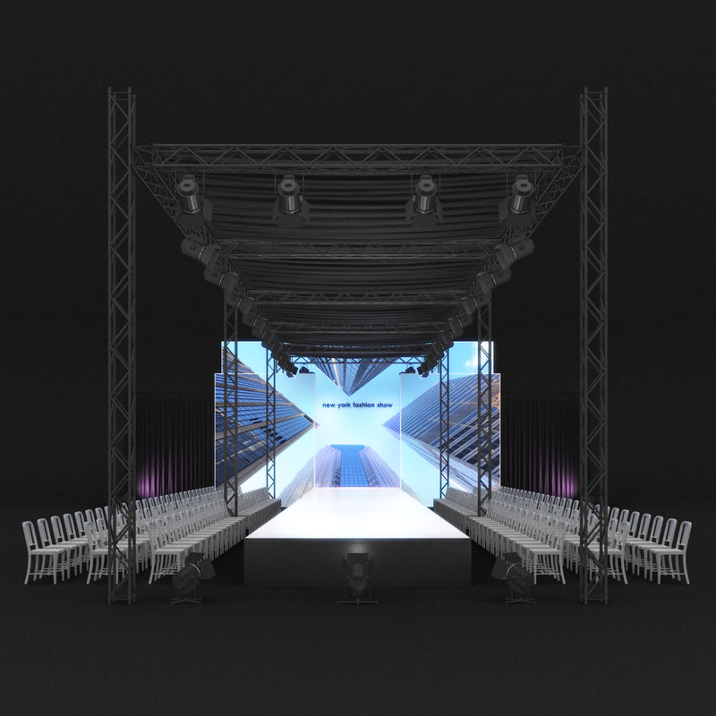 Catwalk realistic 3D model - TurboSquid 1368937