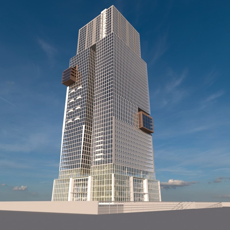 3D skyscraper 10 towers model - TurboSquid 1369021