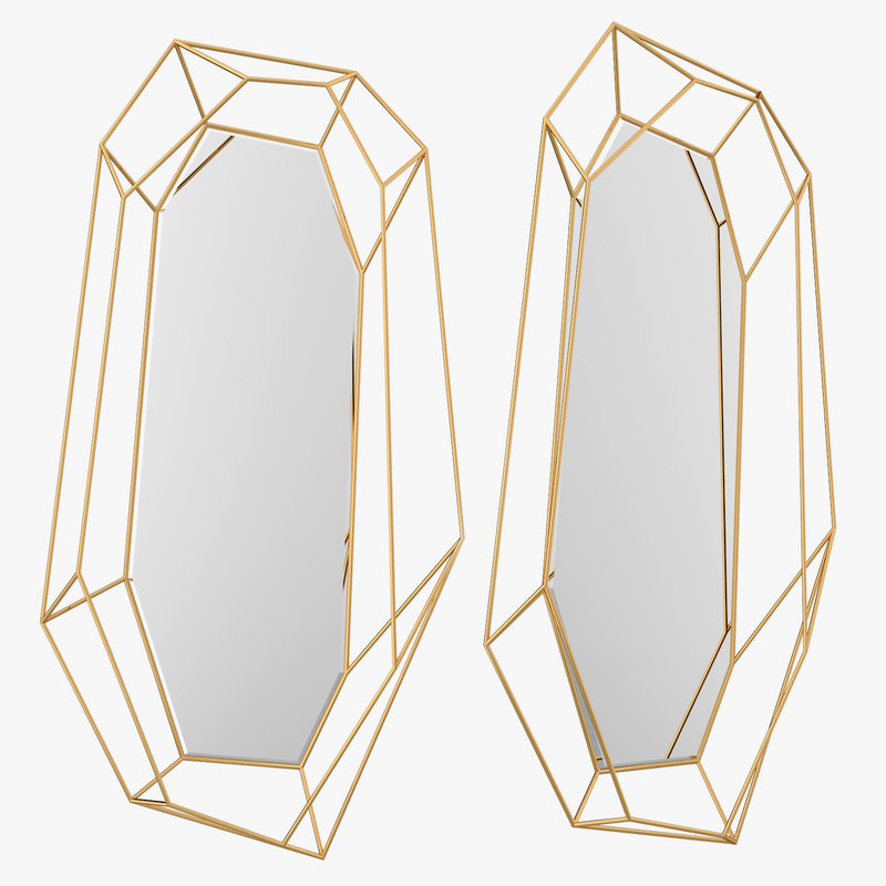 Diamond mirror 3D - TurboSquid 1369159