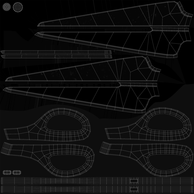 3D realistic scissors model - TurboSquid 1369194