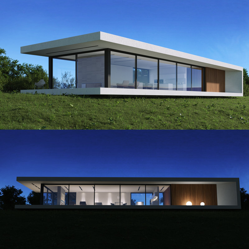 Exterior scene f-house 3D model - TurboSquid 1369054