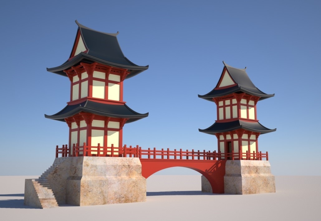 Temple SketchUp Models for Download | TurboSquid