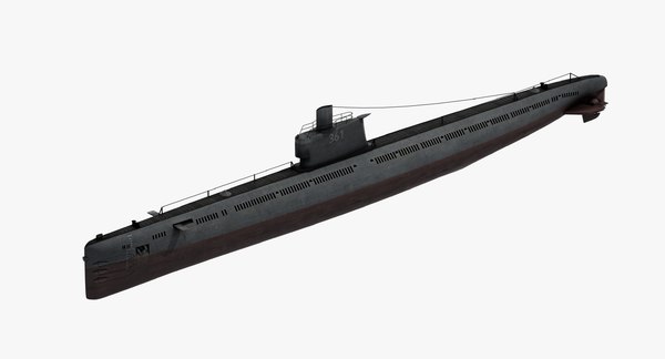 3D ming class attack submarine - TurboSquid 1369581