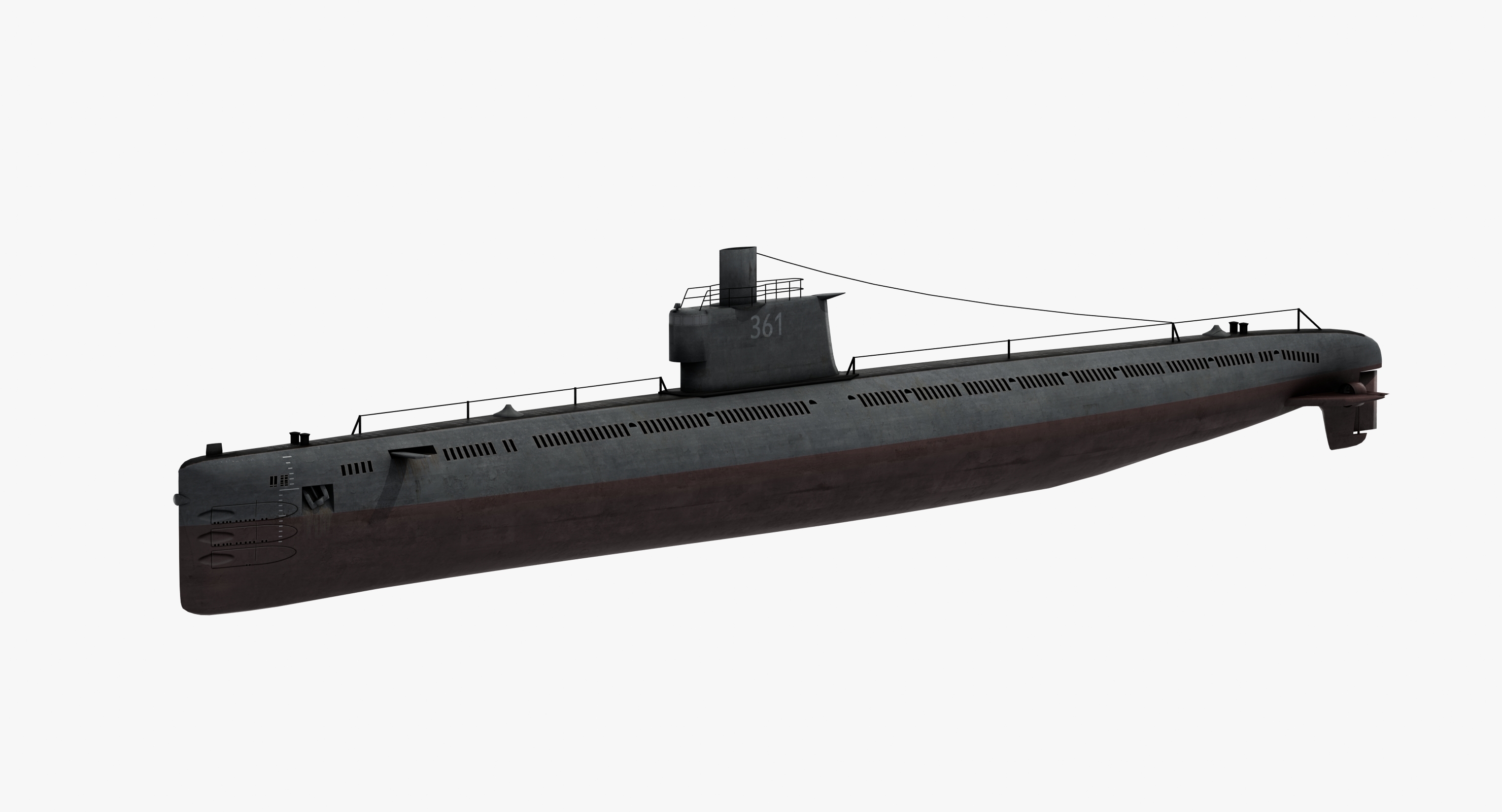 3D ming class attack submarine - TurboSquid 1369581