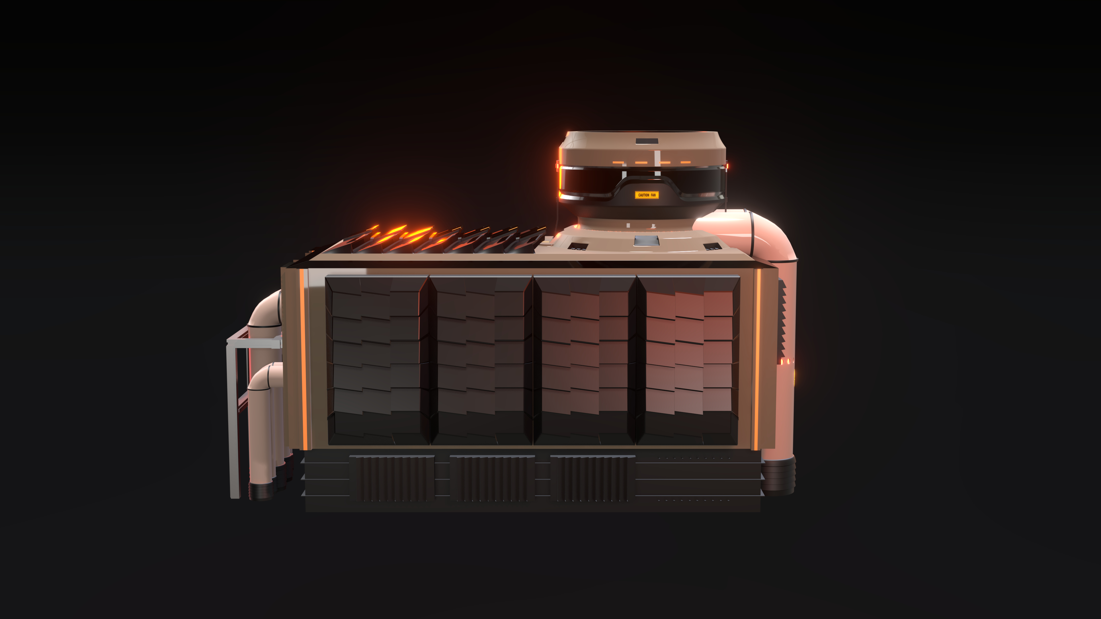 Ac unit sci-fi 3D model - TurboSquid 1369684