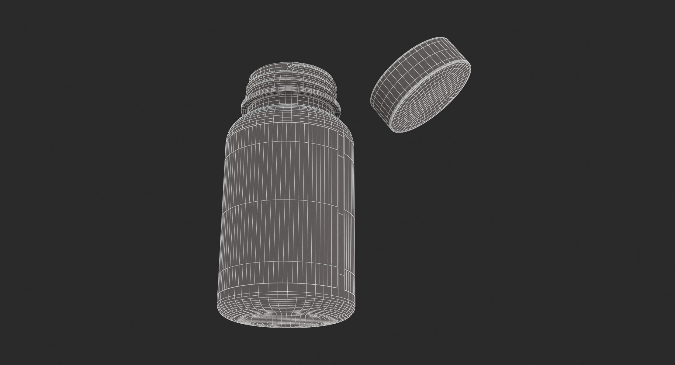 3D bottle pill - TurboSquid 1369755